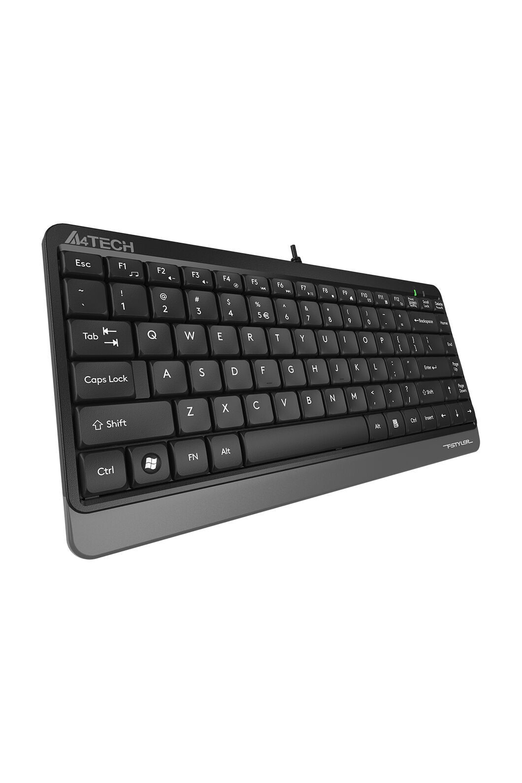 A4Tech FK11 Grey Compact Wired Keyboard | Electronic Rebellion