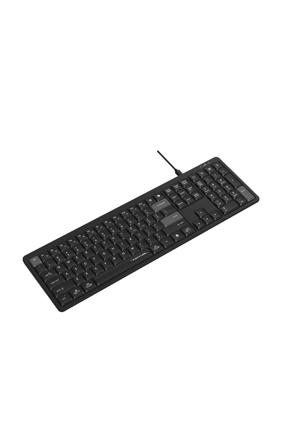 A4Tech FX55 Black Full Size Low-Profile Wired Keyboard | Electronic ...