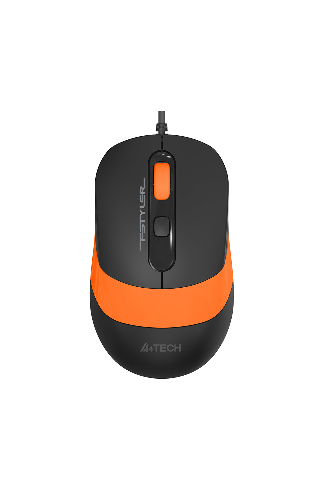 A4Tech FM10S Orange Silent Wired Office Mouse | Electronic Rebellion