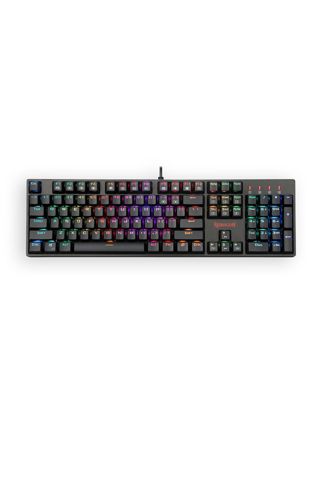 Redragon K582RGB Surara Black Full-Size Wired Mechanical Keyboard ...