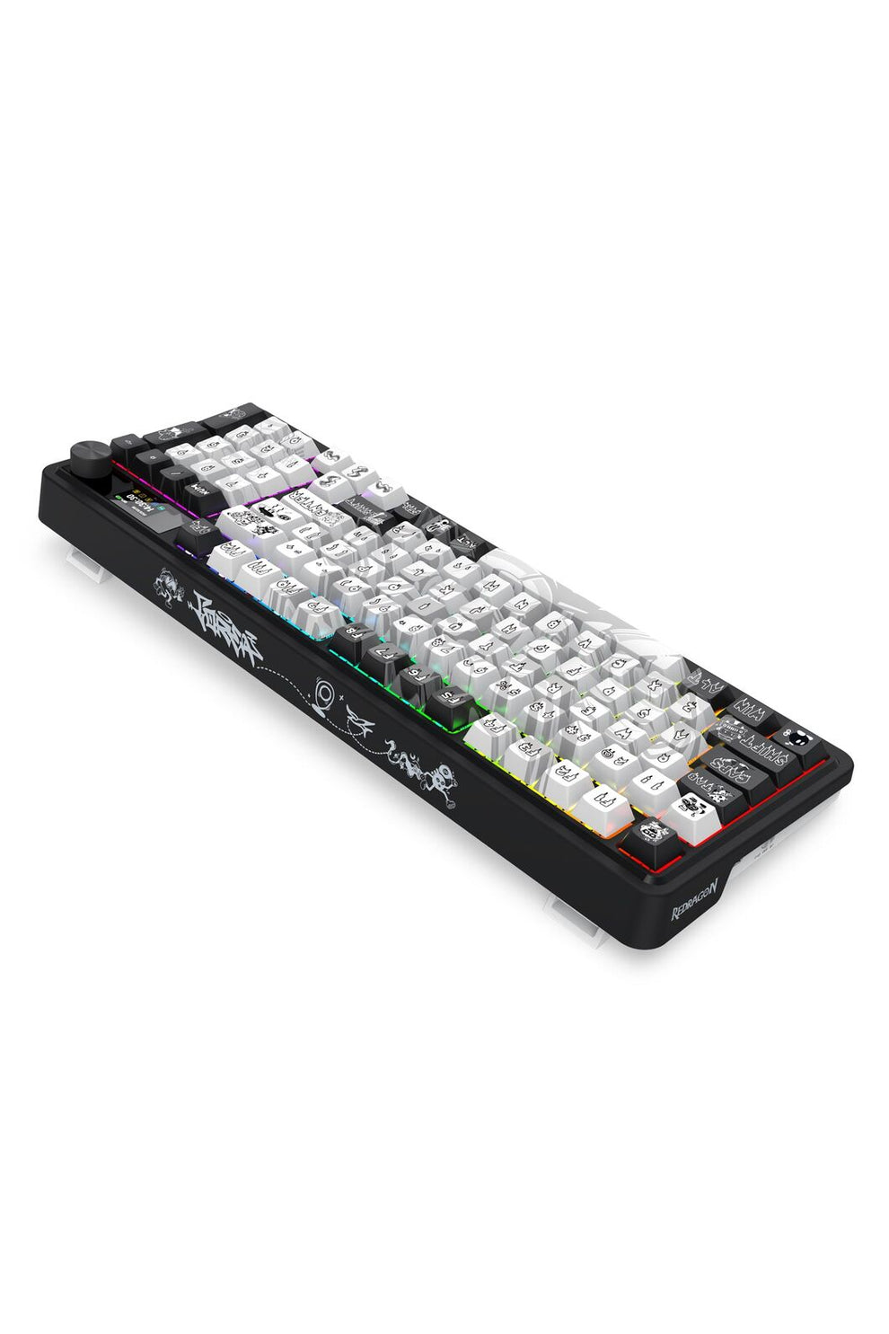 Redragon K719GF-RGB Pro Artemis Pro Grey Wireless Mechanical Keyboard ...