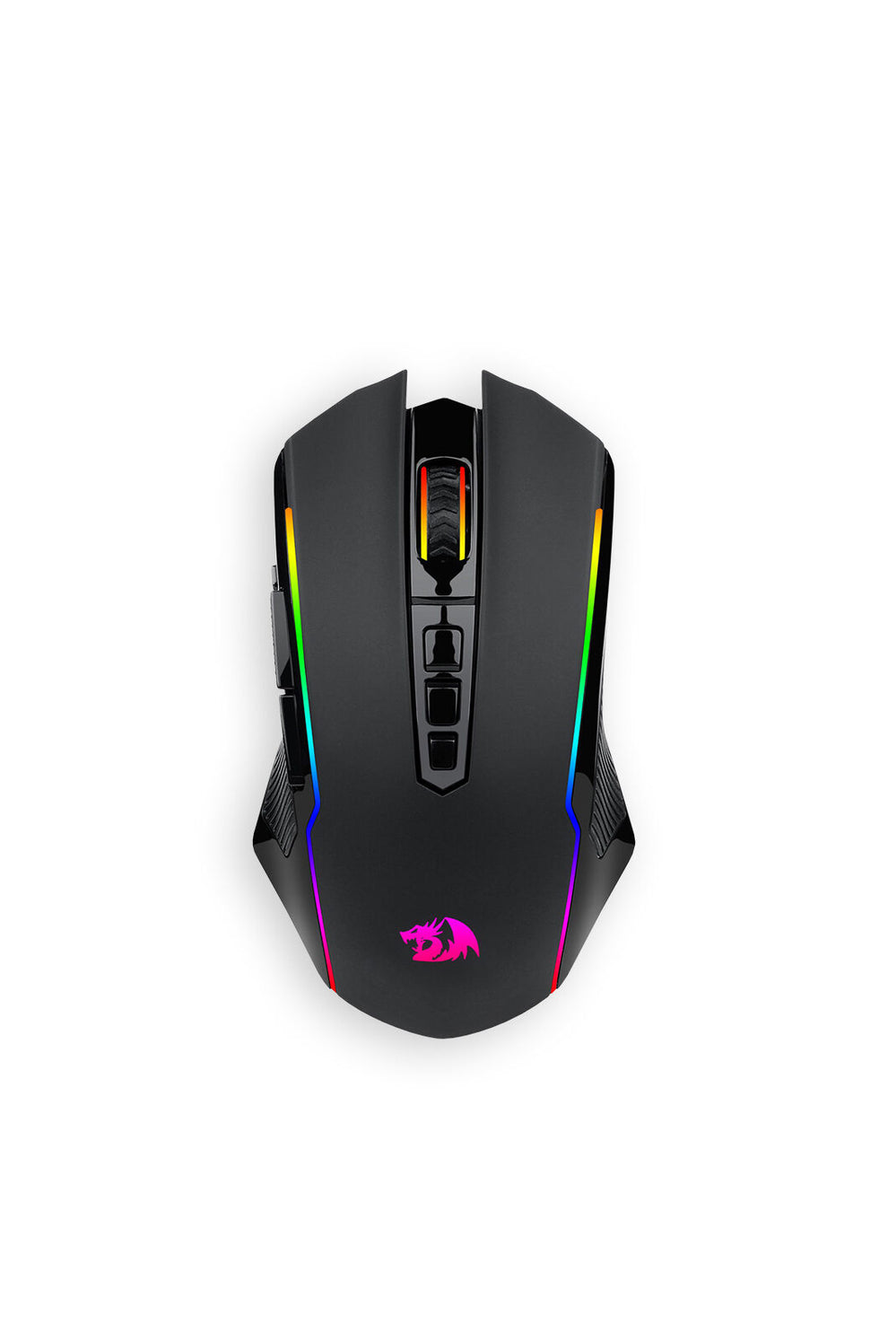 Redragon M914W-RGB NIX Black Full-Size Tri-Mode RGB Gaming Mouse ...